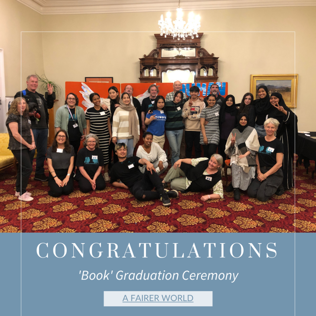 Our Human ‘Book’ Graduation Ceremony & Celebration! – A Fairer World