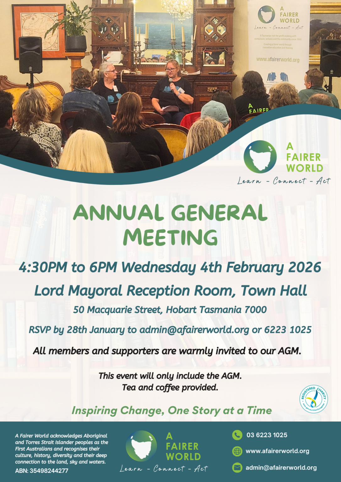 Annual General Meeting Invite - A Fairer World
